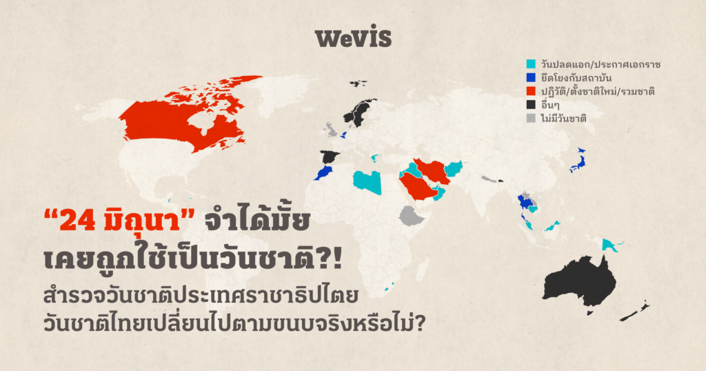 “24 มิถุนา” จำได้มั้ย เคยถูกใช้เป็นวันชาติ?! - WeVis